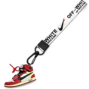 IMPORTUNK 1 pair ONLY Sneaker Keychain Jordan Retro 1 shoes Bulls star for mens and women Jordan's