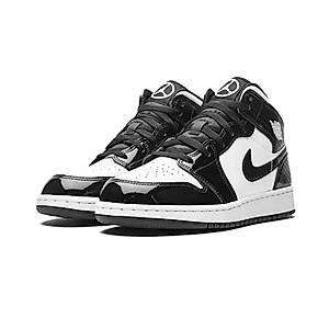 Jordan Youth Air 1 Mid SE GS DD2192 001 All-Star Weekend 2021 - Size 4.5Y Black/White