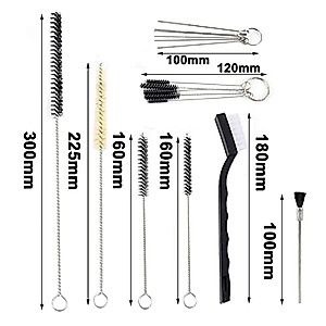 Terberl 27 Piece Spray Gun Cleaning Kit with Spray Gun Filters, Paint Gun Cleaning Kit Airbrush Cleaning Kit for HVLP Gravity, Suction, Detail Paint Guns, Airbrush, Air Paint Spray Gun