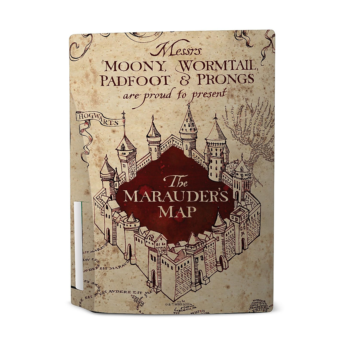 Head Case Designs Officially Licensed Harry Potter The Marauder's Map Graphics Vinyl Faceplate Gaming Skin Decal Compatible with Sony PlayStation 5 PS5 Disc Edition Console & DualSense Controller