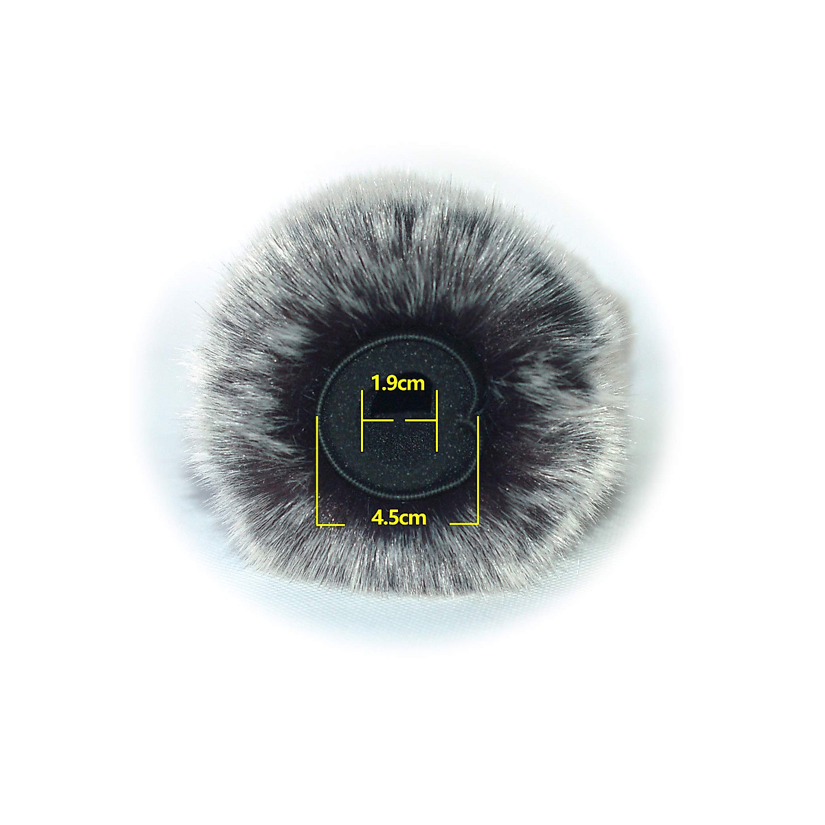 13cm Furry MIC Windshield Windscreen Compatible for Sony ECM-XM1 CG1 NV1 PS1 HVR HD1000U HXR-MC2000E MC2500 XLR-A2M K1M K2M CG50BP Audio-Technica AT875R Camcorder Microphone