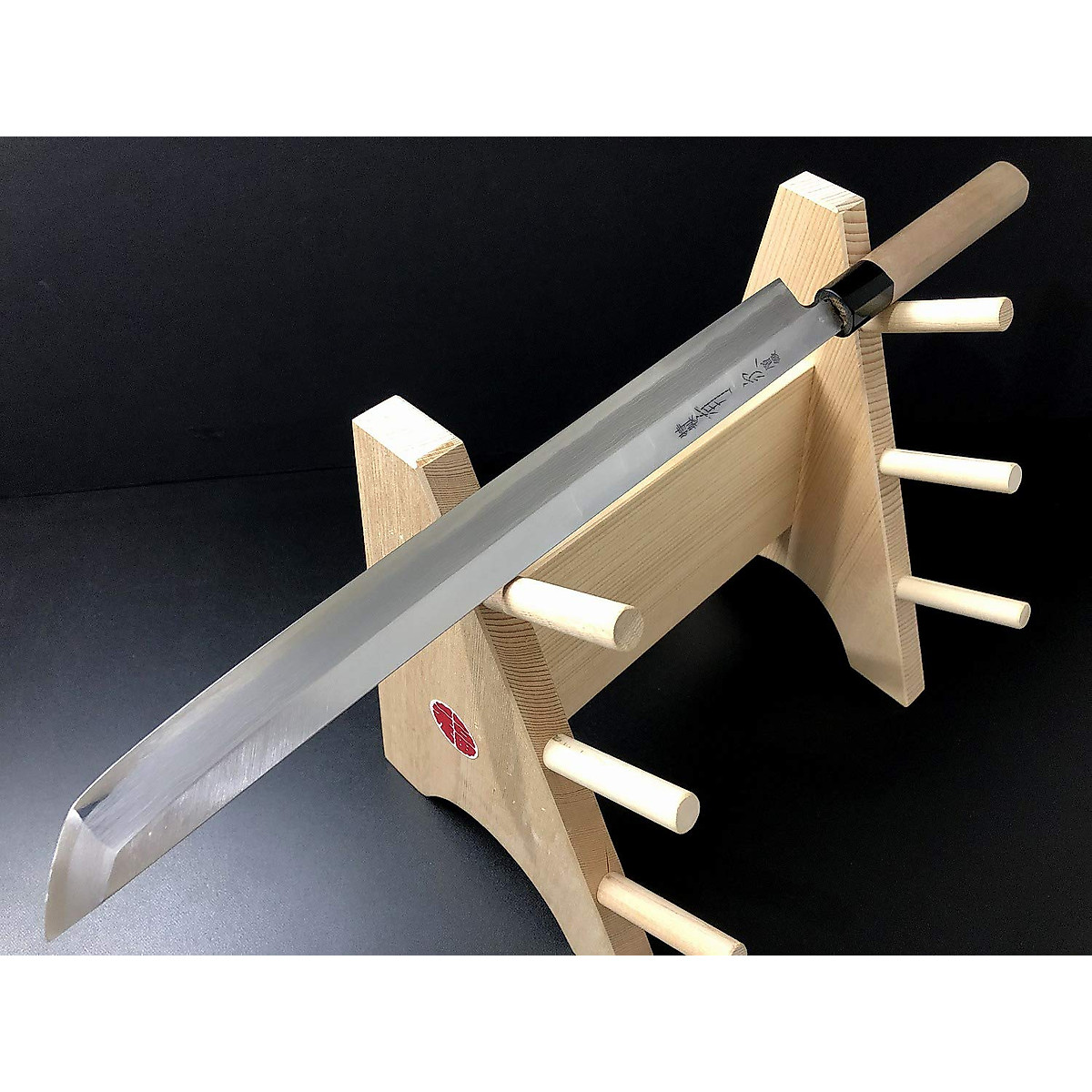 Japanese Chef's Knife ARITSUGU Sakimaru Takobiki Blue Steel Sashimi 330mm 12.99" Scabbard