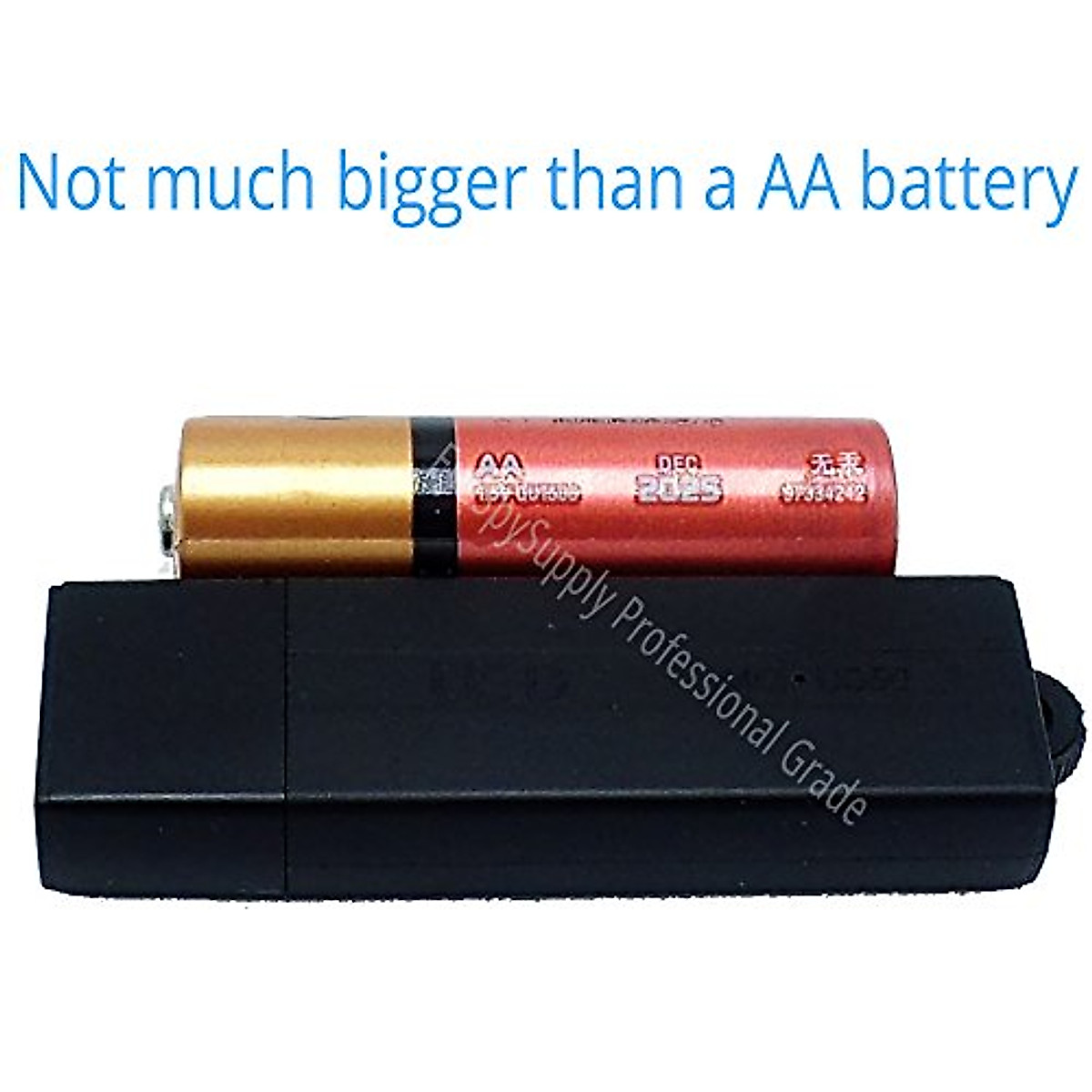 Small Mini Voice Activated Audio Recorder Super Long 576 Hour Storage Capacity (16GB) | 25 Day Stby Battery | Built in Date & Time Stamp | Easy to Use | Crystal Clear Digital Recording