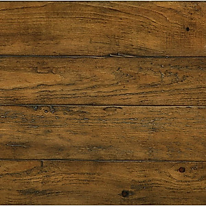 Emerald Home Furnishings Chandler Rustic Industrial Solid Wood and Steel Coffee Table with Open Shelf, Pine Brown,48"