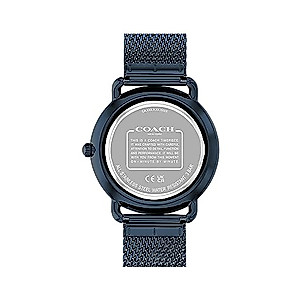 Coach Elliot Men's Watch | Contemporary Minimalism with Distinctive Artistry | A True Classic Designed for Every Occasion | Water Resistant (Model 14602650)