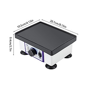 Dental Square Quartet Vibrator, 110V 120W Lab Vibrator Square Quartet Vibrator with Two Gears - Model Plaster Oscillator Gypsum Mixing Machine