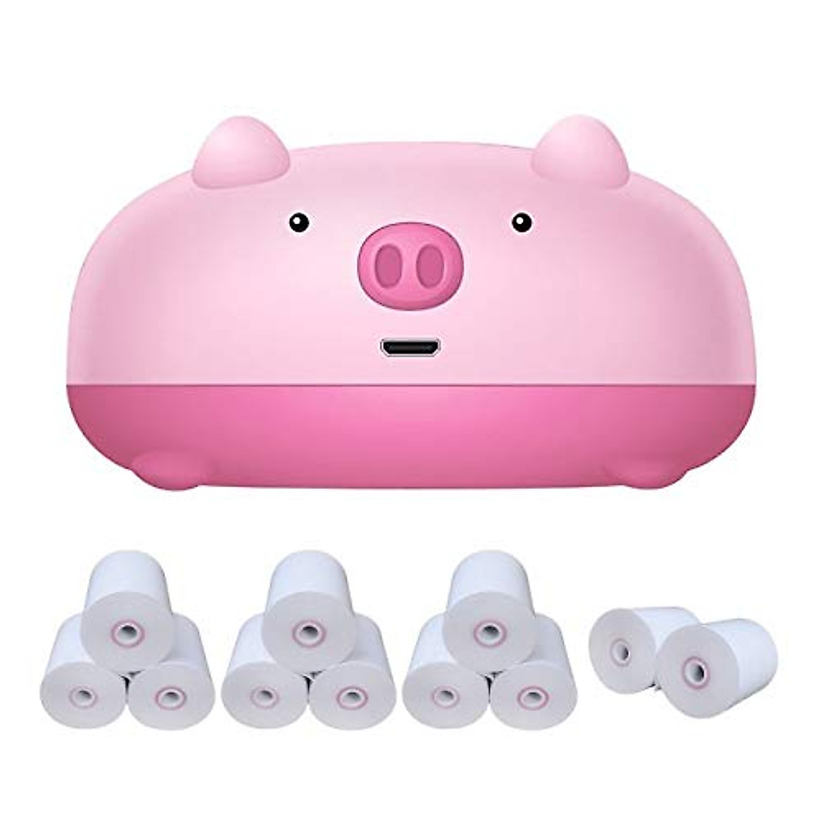 KXDFDC Mini Portable Thermal Portable Printer 57mm Mini Pos Image Photo Printer for Phone Android iOS Printers (Color : Black-JoJo's Bizarre Adventure1)