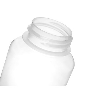 EISCO 12PK Reagent Bottles, 250ml - Wide Mouth with Screw Cap - Polypropylene - Translucent Labs