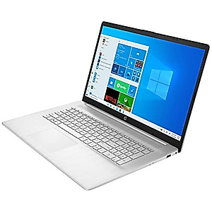 HP 2023 17 17.3" Touchscreen HD+ Business Laptop Computer, 12th Gen Intel 10-Core i7-1255U, 16GB DDR4 RAM, 512GB PCIe SSD, AC WiFi, BT5.0, Backlit KB, Silver, Windows 11 Pro, BROAG Extension Cable