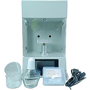 VTSYIQI Surface Tension Meter Interfacial Tensiometer Automatic Liquid Surface Tensiometer Measurement with Platinum Ring Measuring Range 0-1000mN/m Resolution 0.1mN/m 110V for Oil Industry Test