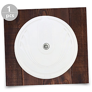 HOMSFOU 1 Set Sweeping Robot Floor Mopping Robot Toy Robotic Cleaner Vaccum for Kids Mop Vacuum Robot Toy Kid Housekeeping Toy Mini Hair Toddler Abs Plastic Household Game Supplies White