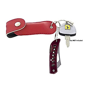 POLICE MAGNUM Red Pepper Spray Keychain Holster Combo Pack- Self Defense Made in The USA - 1/2oz Red Holster Pocket Knife