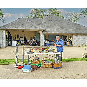 ABCCANOPY 60x 30 Inches Plastic Folding Picnic Table