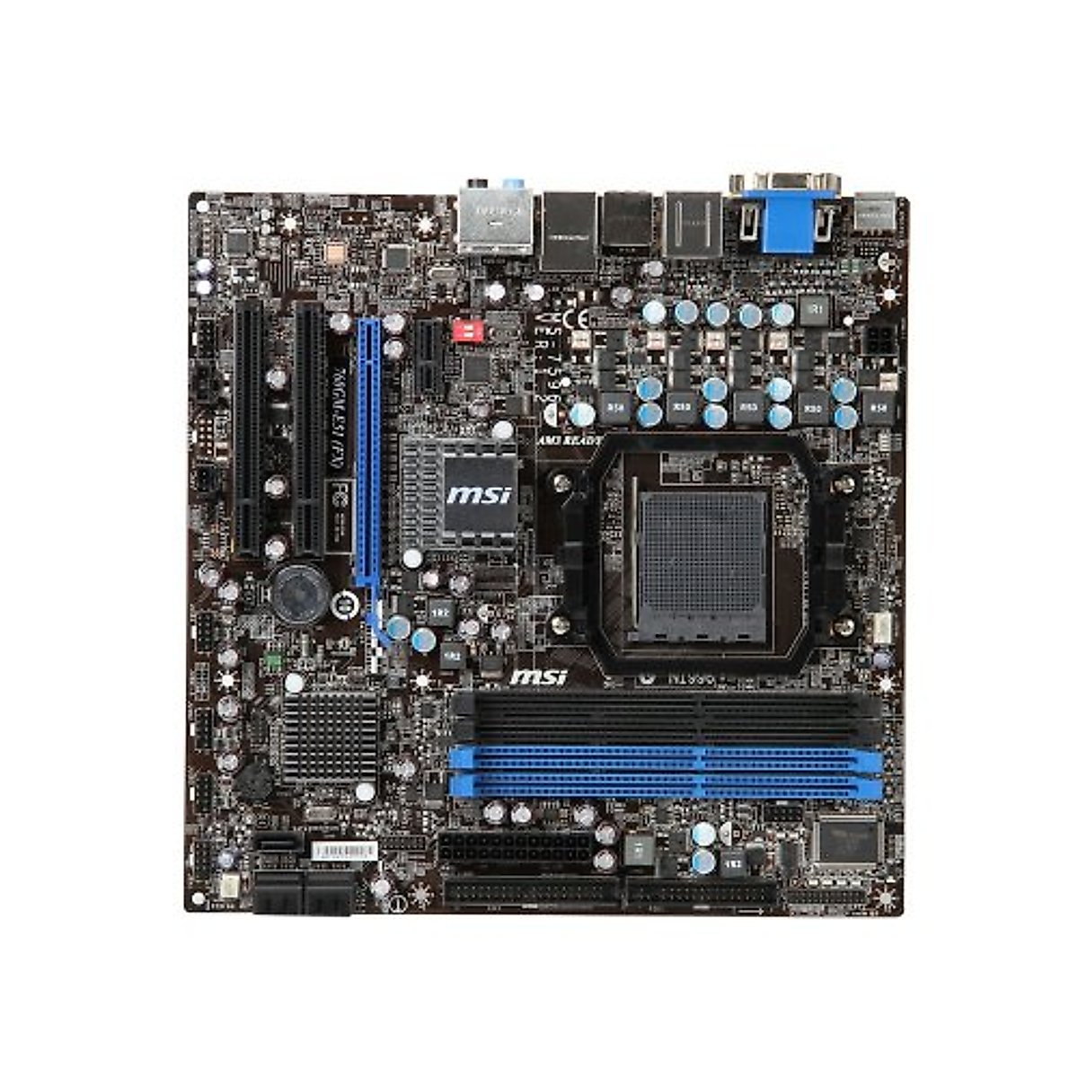 MSI Computer Corp. AMD 760G Micro ATX DDR3 1333 AM3+ Motherboards 760GM-E51 (FX)