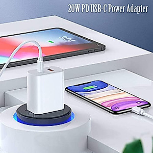 [3-Pack] USB C Fast Wall Charger Block, 20W Dual Port QC+PD 3.0 Power Adapter, Fast Charging Plug Box Brick Cube for iPhone11/12/13/14/Pro Max, XS/XR/X, iPad Pro, AirPods Pro, Samsung Galaxy and More