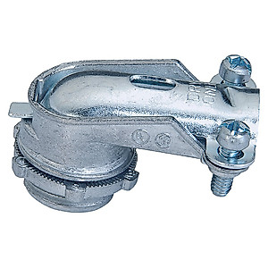 Sigma Electric, Silver Sigma Engineered Solutions ProConnex 49806 Flex 90-Degree Squeeze Connector 3/4-Inch, 1-Pack, Size