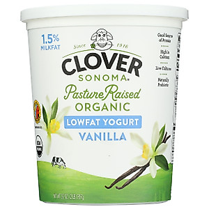 CLOVER SONOMA Organic Low Fat Vanilla Bean Yogurt, 32 OZ