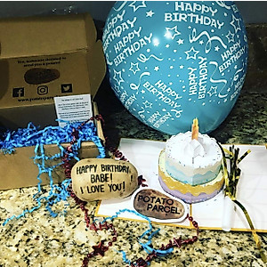 Potato Birthday Bundle - Gift Your Loved ones thier face on a real potato. Includes a Surprise Gift Box. As seen on Shark Tank!