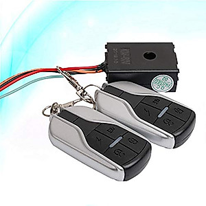 Garneck Motorcycle Anti Theft Security Alarm System with Double Remote Waterproof for 48V 60V 64V 72V Scooter Bicycle - Remote Control Random Style