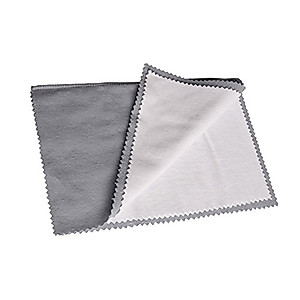 Pro Size Polishing Cleaning Cloth Pure Cotton Made in USA for Gold, Silver, and Platinum Jewelry, Eco Friendly Large Cleaner Cloth 11 x 14 in. Keeps Jewelry Clean and Shiny