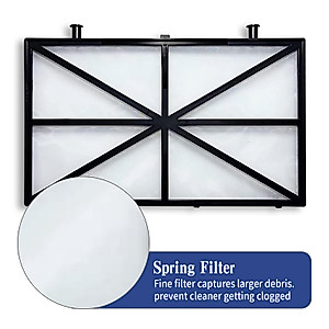 SUNRRA Spring Filter Cartridges Compatible with Dolphin Nautilus CC Plus (Not for Nautilus CC), Nautilus CC Supreme, M200/M400, Part # 9991433-R4, for Capture Larger Debris, 4 Packs