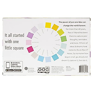 Post-it Super Sticky Notes, Limited Edition Color Collection, 3x3 in, 15 Pads/Pack, 45 Sheets/Pad (654-15SSALL)