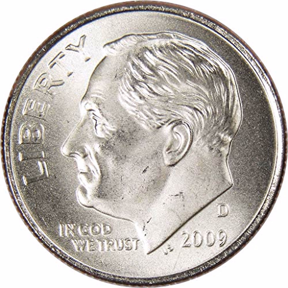 2009 D Roosevelt Dime BU Uncirculated Mint State 10c US Coin Collectible