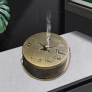 loensy Burner Exquisite Holder Box Long Decorative Ornaments Retro Holder Burner Box for Garden, Black