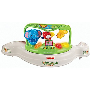 Fisher-Price Baby Bouncer Rainforest Jumperoo Activity Center with Music Lights Sounds and Developmental Toys