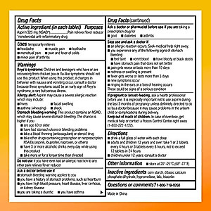 Basic Care Aspirin Regular Strength Tablets, 325mg, 500 Count