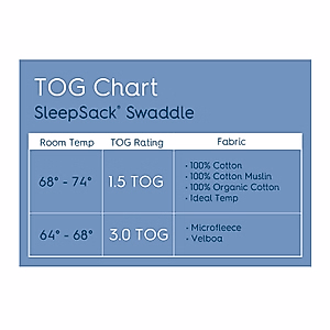 HALO 100% Cotton Sleepsack Swaddle, 3-Way Adjustable Wearable Blanket, TOG 1.5, Lamb Scribble White, Small, 3-6 Months