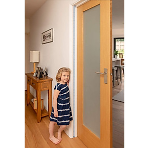 Measure Me! Baby Roll-up Door Frame Growth Height Chart for Children Kids Room - Blueberry Mix