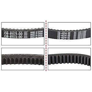 10L0L Starter Generator & Drive Belt Kit for Yamaha G2, G5, G8, G9, G11, G14, G16, G22, 2012-up G29 Gas Golf Cart, Replace OEM J55-G6241-00 J55-H1173-00 JN6-H1173-00