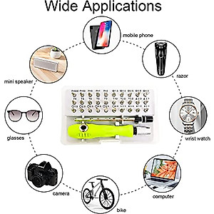32 In 1 Small Screwdriver Set, Mini Magnetic Screwdriver Set – Contains 30 Bits Precision Repair Tool Kit, Torx Screwdriver Tool Sets for Eyeglass, Watch, Phones, Laptop, Computers, Toys