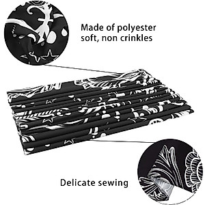 Ftuency Sun and Moon Tapestry Black and White Tapestries Mystic Burning Sun with Star Wall Hanging decor for Bedroom(94.5" W x 70.9" L)