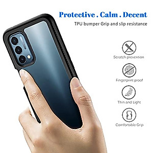 seacosmo Magnetic Case for Oneplus N200, Screen Protector and Camera Lens Protector, [Military Grade][Full Body Protection], for Oneplus N200 Case, Black