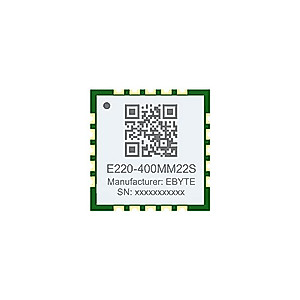 433MHz 470MHz Lora LLCC68 Wireless RF Module E220-400MM22S Low Power 22dbm Long Distance 6KM Smaller Size Antenna Stamp Holes