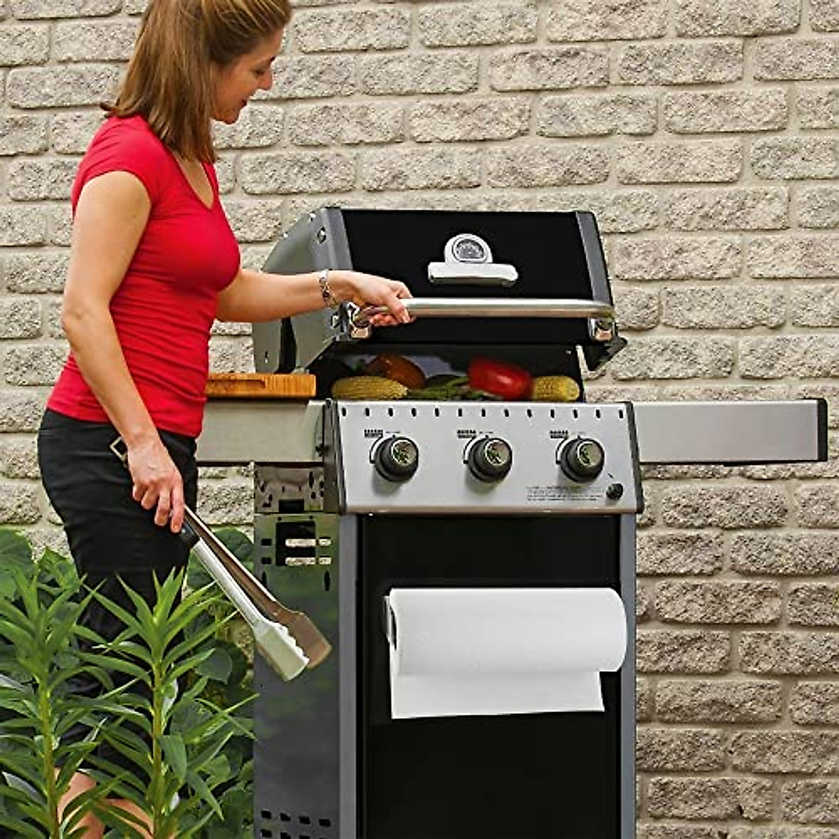 Magnetic Paper Towel Holder - KEGII Strong Magnetic Paper Towel Roll Holder for Refrigerators RVs Grills Toolbox Stainless Steel Silver