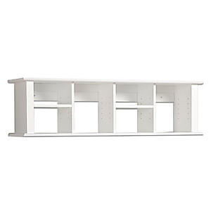 White Wall Mounted Desk Hutch