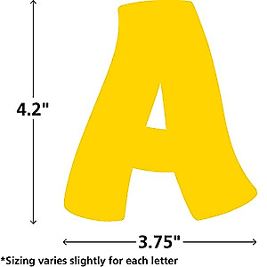 Teacher Created Resources Yellow Gold Fantastic 4" Letters Combo Pack (TCR5818)