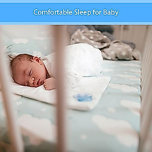 Aurogsky Waterproof Pack and Play Mattress, Travel Pack n Play Mattresses, Memory Foam Playpen Mattress with Removable Zippered Cover, Odorless Playard Mattress, 38"(L) x26-(W) x2(H)