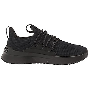 adidas Men's Lite Racer Adapt 5.0 Running Shoe, Black/Black/Grey (Wide), 10.5