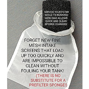 Flow Tamer Spray Bars Double Barreled Prefilter System for Fluval FX6 FX4 FX5