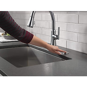 Delta Faucet Air Switch for Disposal Brushed Nickel, Air Switch for Garbage Disposal, Air Switch Kit, Air Switch Button, Arctic Stainless 72050-AR