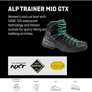 Salewa Men's MS ALP Trainer MID GTX Trekking & Hiking Boots, Black, 11.5