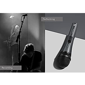 SENNHEISER E825-S Handheld Cardiod Dynamic Microphone with On/Off Switch