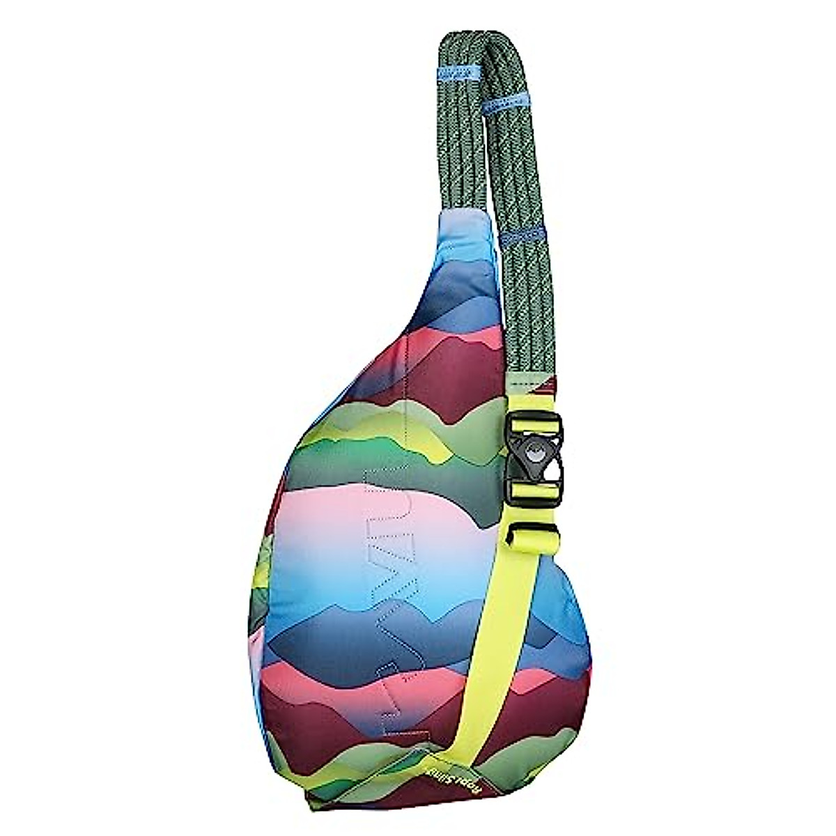 KAVU Original Rope Sling Bag with Adjustable Rope Shoulder Strap - Mountain Fade