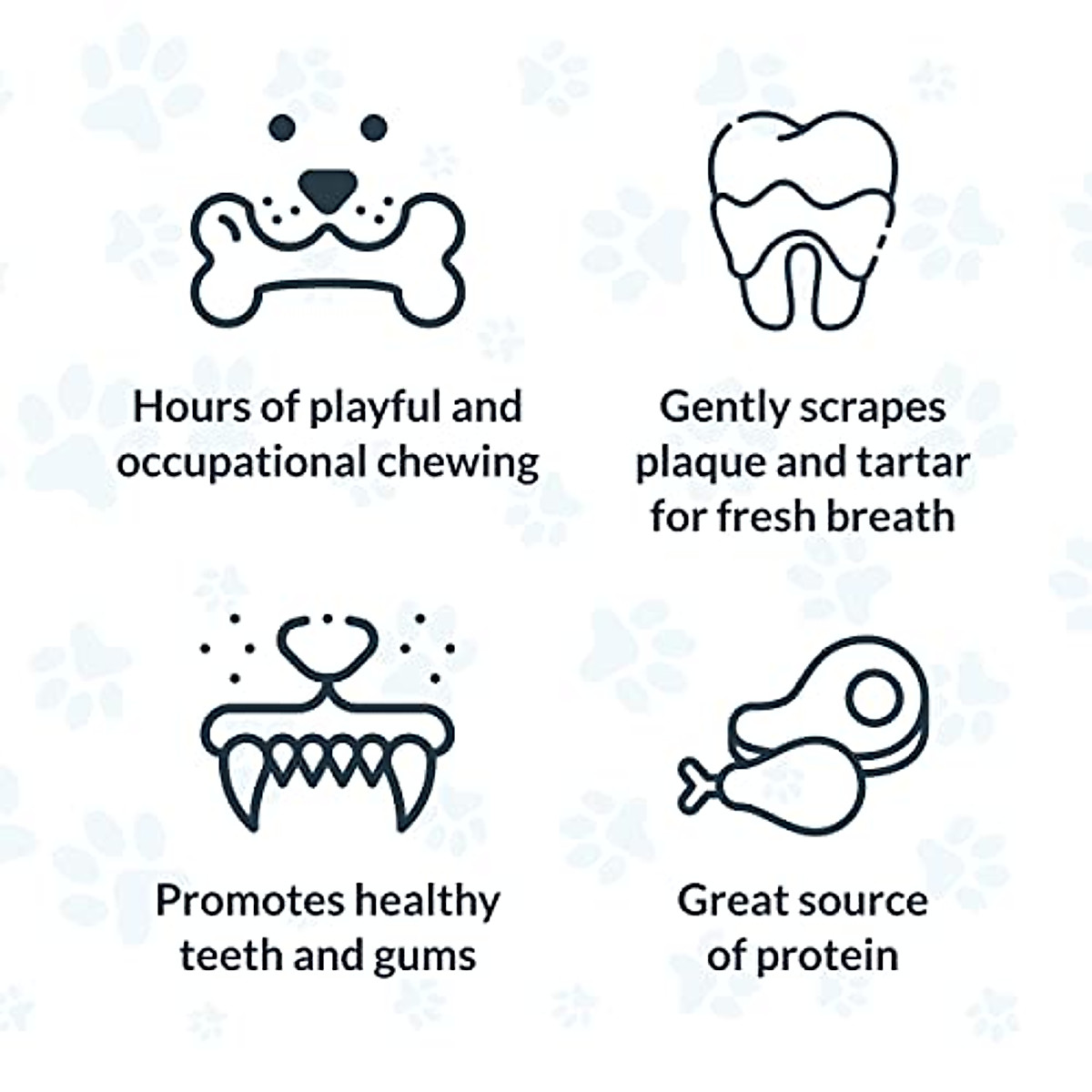 Pawveyor 10-11" USA-Sourced Chicken Wrapped Rawhide Retriever Rolls for Large Dogs - 20 Thick Long Lasting Dog Chews for Aggressive Chewers - All-Natural Chicken Wrapped Dog Treats for Large Dogs