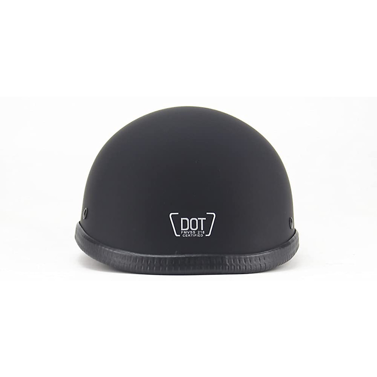 Motorcycle Half Helmet DOT Approved Ultra-Thin Comfortable Beanie Cruising Skull Cap Novelty Small Helmet for Chopper Moped Scooter Motorbike Mopeds Scooters Electric (B, Small)