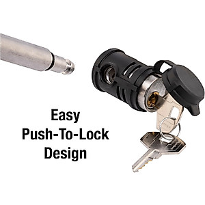Master Lock 1480DAT Stainless Steel Receiver Lock for 5/8 in. Receiver Hole
